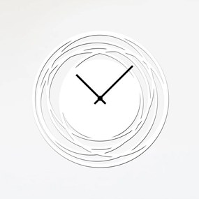 Nástěnné hodiny NET Barevný vzor: Bílá, Velikost hodin: 35x35