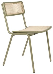 Zelené ratanové jídelní židle v sadě 2 ks Jort - Zuiver