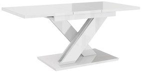 Kuchyňský rozkládací stůl JORPE - beton / bílý