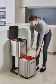 Joseph Joseph Totem koš na tříděný odpad stříbrná / 40 l