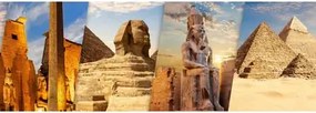 BLUEBIRD Panoramatické puzzle Objevte Egypt – Luxor a Gíza / 1000 dílk