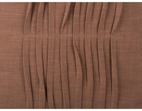 Hnědý bavlněný polštář PT LIVING Wave, 45 x 45 cm