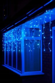 Vánoční světýlka LED záclona FLASH modrá 500 LED