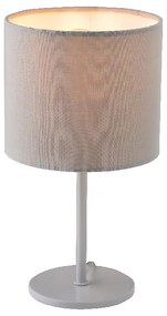 ACA DECOR Stolní lampa ARIOSO max. 40W/E14/230V/IP20, šedá