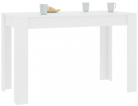 Jídelní stůl 120x60 cm Dekorhome Bílá