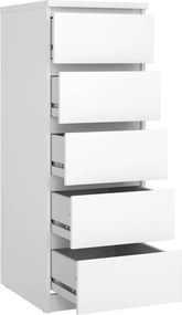FALCO Komoda Simplicity 233 bílý lesk