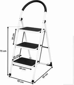 Schůdky Klapp, tři stupně , 3 stupně