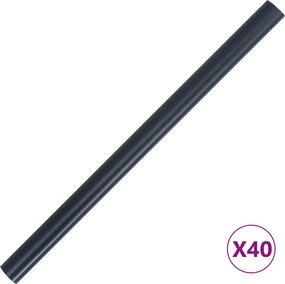 Zahradní ochranné plachty 70 x 0,19 m PVC Tmavě šedá 3294925