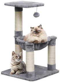 Škrabadlo pro kočky s houpací sítí - Villa 64 cm