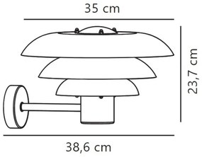 Nordlux - Venkovní nástěnné svítidlo KURNOS 1xE27/20W/230V IP54 béžová