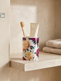 Sinsay - Držák na zubní kartáčky s květinovým motivem - vícebarevná