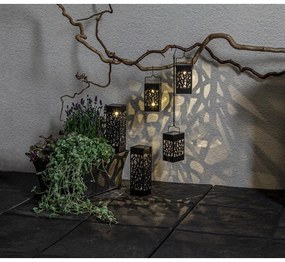 Sada 2 venkovních solárních LED svítidel Star Trading Izola, výška 18 cm