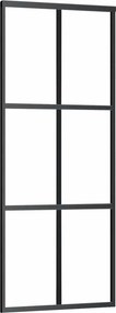 Posuvné dveře se sadou kování černé 76x205 cm ESG Glass 3375784