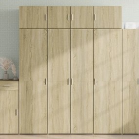 Skříň highboard dub sonoma 80 x 42,5 x 185 cm kompozitní dřevo
