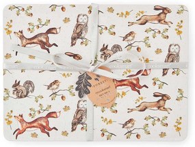 Korková prostírání v sadě 4 ks 21x29 cm Forest Fable – Cooksmart ®