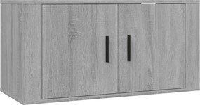 Nástěnné TV skříňky 2 ks šedé sonoma 80 x 34,5 x 40 cm 3188356