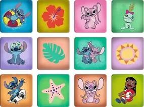 Trefl - Puzzle - LiloStitch: Šťastný den (2x puzzle + pexeso) / 30+48