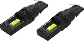 Compass LED žárovka T10 4LED 3030 bílá / 12V / 3W / 300lm / 6000K / CA