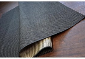 Kusový koberec Flat černý 120x170cm