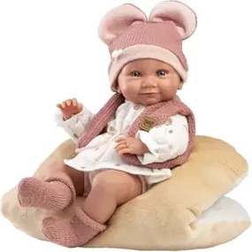 Llorens 73816 NEW BORN HOLČIČKA - realistická panenka miminko s celovi