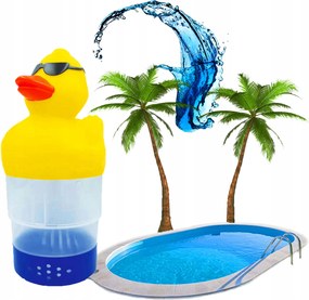 Gamix Skimmer Plovoucí Bójka Bazénová Bójka Pro Velké Tablety 200G Kachna