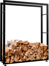 Stojan na palivové dřevo Keri V2 25x100x125 – černá
