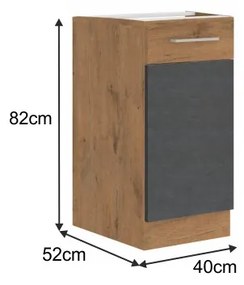 Spodní skříňka VEGA 40 D 1F BB Tempo Kondela