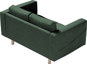 Potah na pohovku IKEA Norsborg 2-místná barva zelená látka pletený vzor