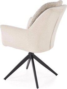 HALMAR K591 židle světle šedá