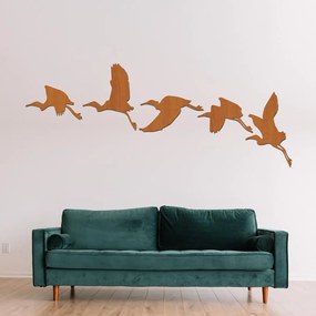 dřevo života Dřevěná dekorace létajících Labutí Rozměry (cm): Menší, Barevný vzor: Třešeň