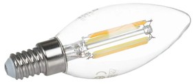 LUUMR Smart LED žárovka čirá E14 4,2W Tuya WLAN CCT