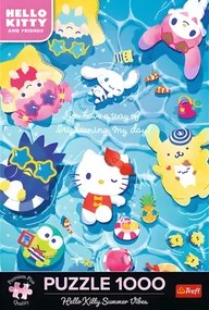 TREFL Puzzle Premium Plus Hello Kitty: Na letní vlně / 1000 dílků / 68