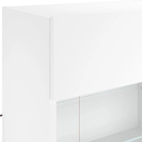 vidaXL 6dílná obývací stěna s LED osvětlením [3216797] Barva: dub sonoma