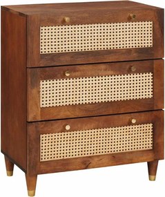 Sestava komody 3 ks 180 x 33 x 75 cm Masivní mangové dřevo 3310170