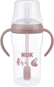 Kojenecká láhev NUK Perfect Match na učení s brčkem BEAR 260 ml