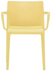 OnaDnes -20% Pedrali Žlutá plastová jídelní židle Volt 675