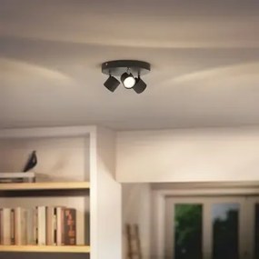 Philips Star 3x4,5W černá / LED bodové svítidlo / 1500lm / 2700K / IP2