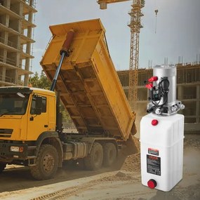 Hydraulický agregát 6 l, Maximální přetlak 22 MPa a průtok 3,4 l/min VEVOR – 6 litrů/1,18,927 l