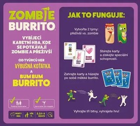 Asmodee Zombie Burrito / Délka hry: 15 minut / Počet hráčů: 3-6 / od 7