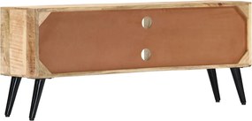 TV stolek 115 x 30 x 47 cm masivní mangovníkové dřevo 282878