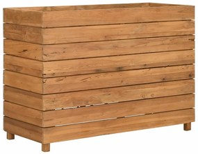 vidaXL Marketos Vyvýšený záhon 100x40x72 cm recyklované teakové dřevo a ocel
