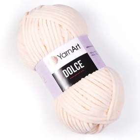 Pletací příze YarnArt DOLCE 779 světle meruňková, efektní, 100g/120m