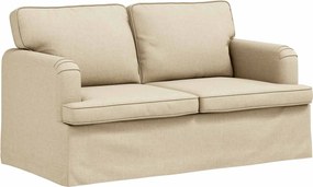 Set pohovek 2 ks Krémová textil 3407521