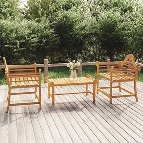 Zahradní židle 2 ks 91 x 62 x 94 cm masivní teakové dřevo,  319151