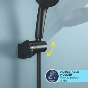 Grohe Vitalio Universal - Držák sprchy matná černá