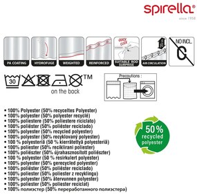 Sprchový závěs 180x200 cm Jinzo – Spirella