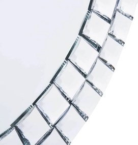 Nástěnné zrcadlo 60 cm tvrzené sklo 249449