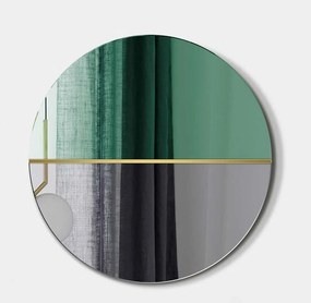 Zrcadlo Demi Dark Green Rozměr: Ø 100 cm