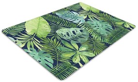 Moderní univerzální vinylový koberec - Listy zelené