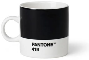 Černý porcelánový šálek na espresso 120 ml Black 419 – Pantone